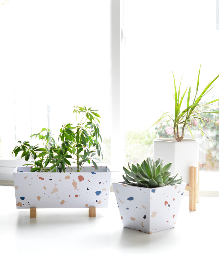 DIY: Terrazzo Planters | Centsational Style