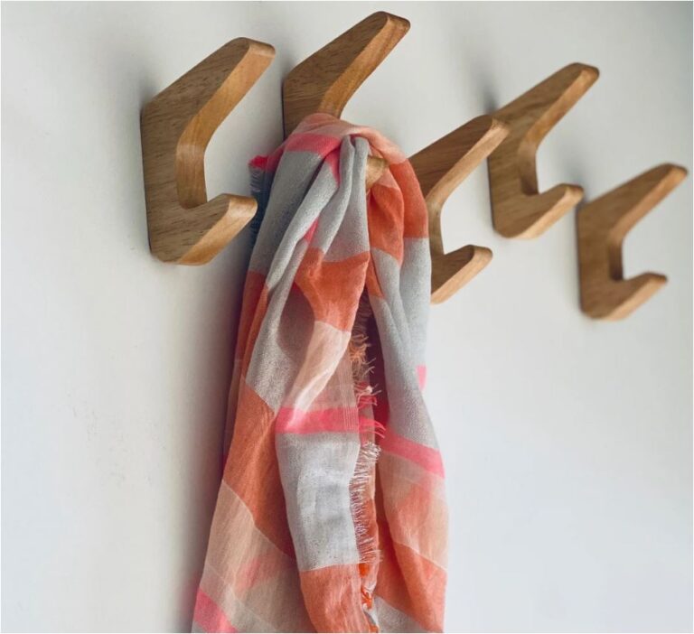 Wall Hooks for a Small Entry | Centsational Style