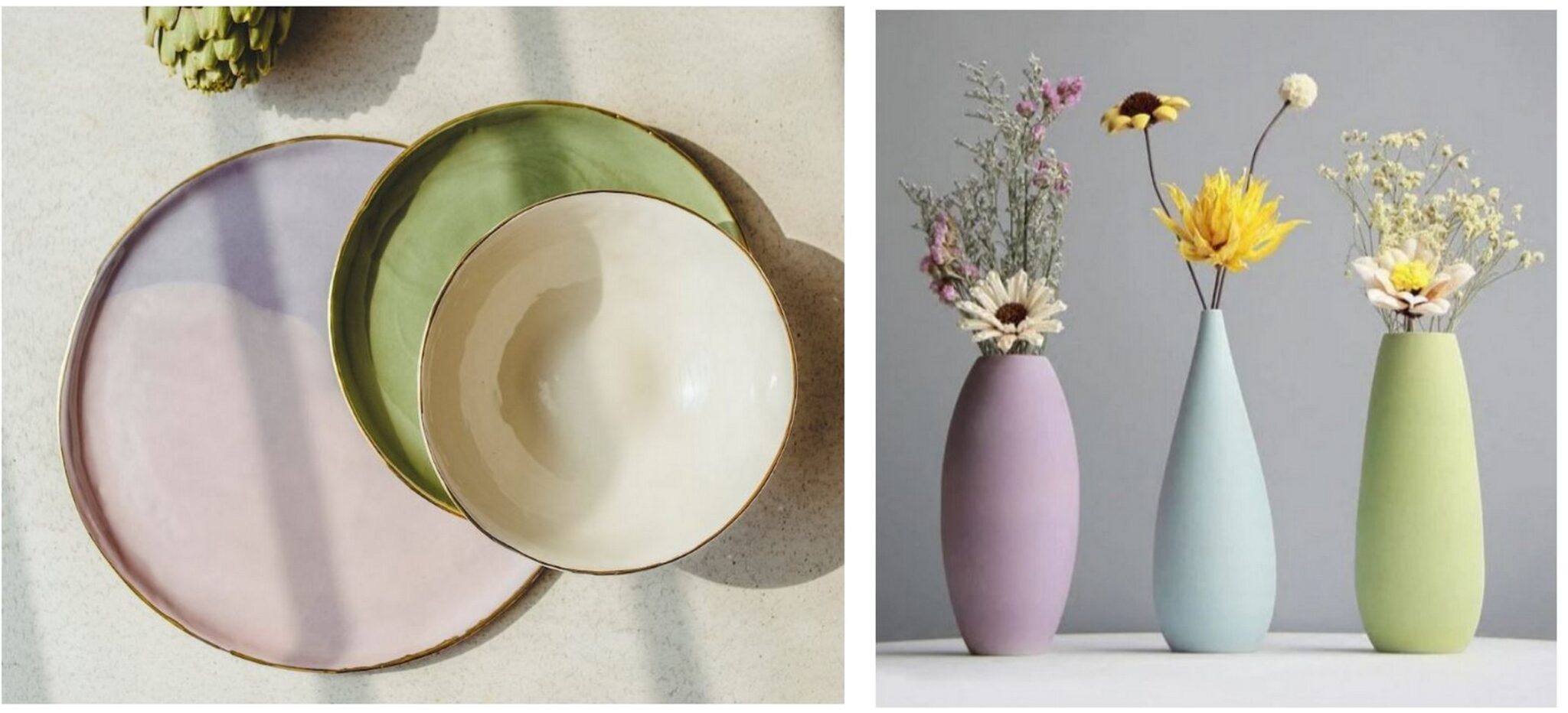Ceramics in Spring Colors | Centsational Style